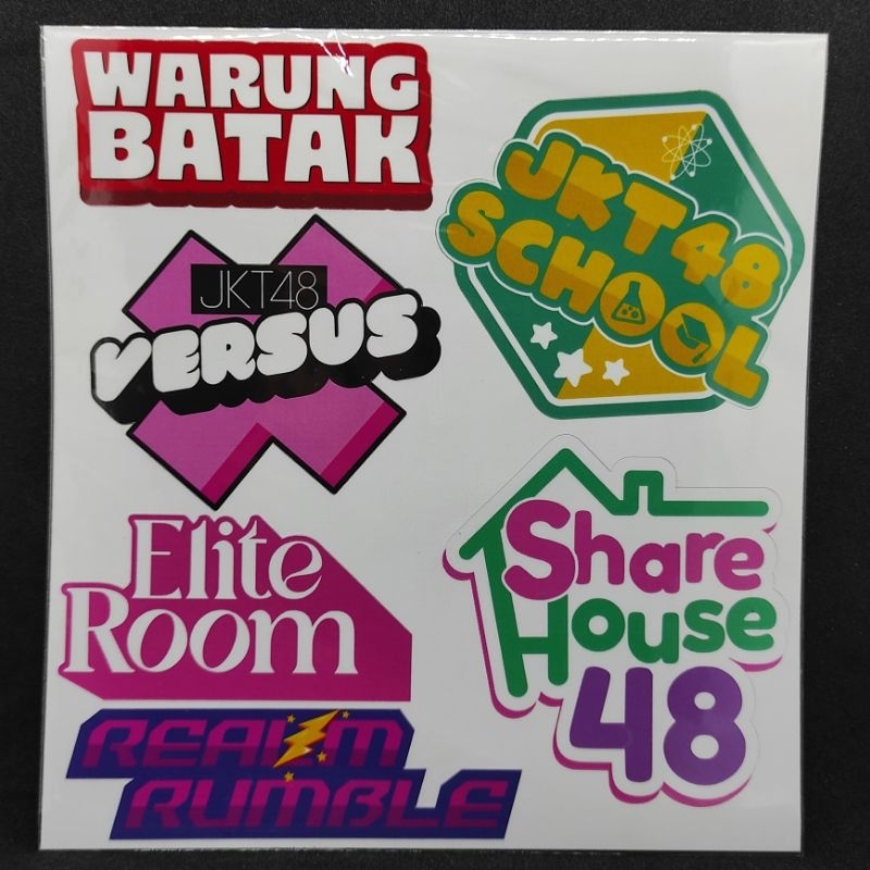 Jual [READY] Sticker JKT48 PACK Terbaru logo single theater event ...