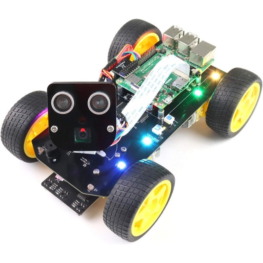 Jual Robot Car KIT Line Follower Camera Sensor Android DIY Raspberry Pi | Shopee Indonesia