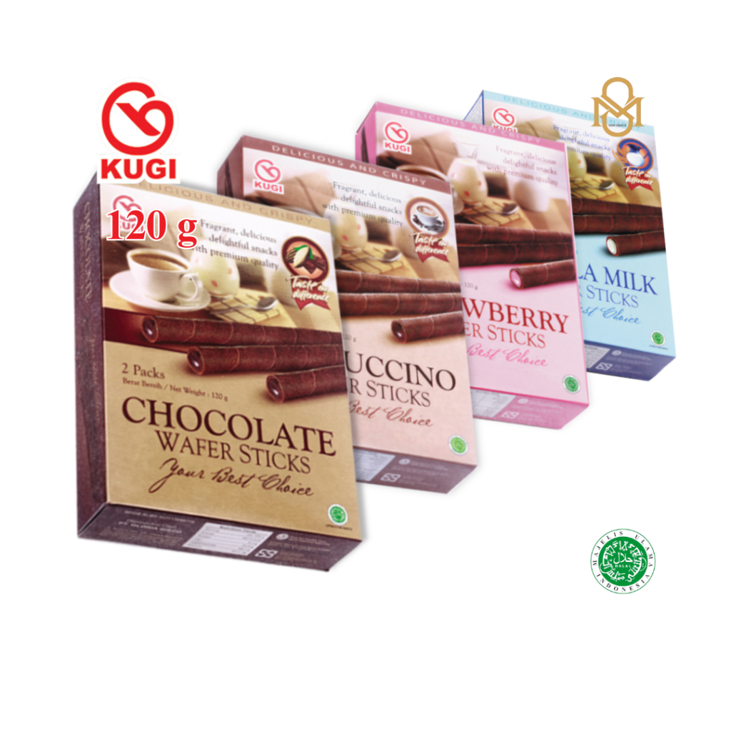 Jual Kugi Wafer stick rasa chocolate / wafer stik / kue wafer | Shopee Indonesia