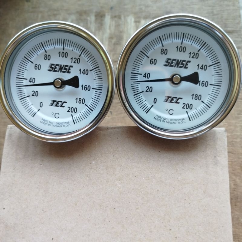 Jual SENSE Bimetal Thermometer Suhu Oven 200 Derajat Temperatur Suhu ...
