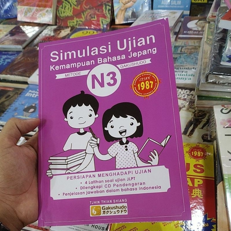 Jual buku simulasi ujian kemampuan bahasa Jepang N3 metode gakushudo ...