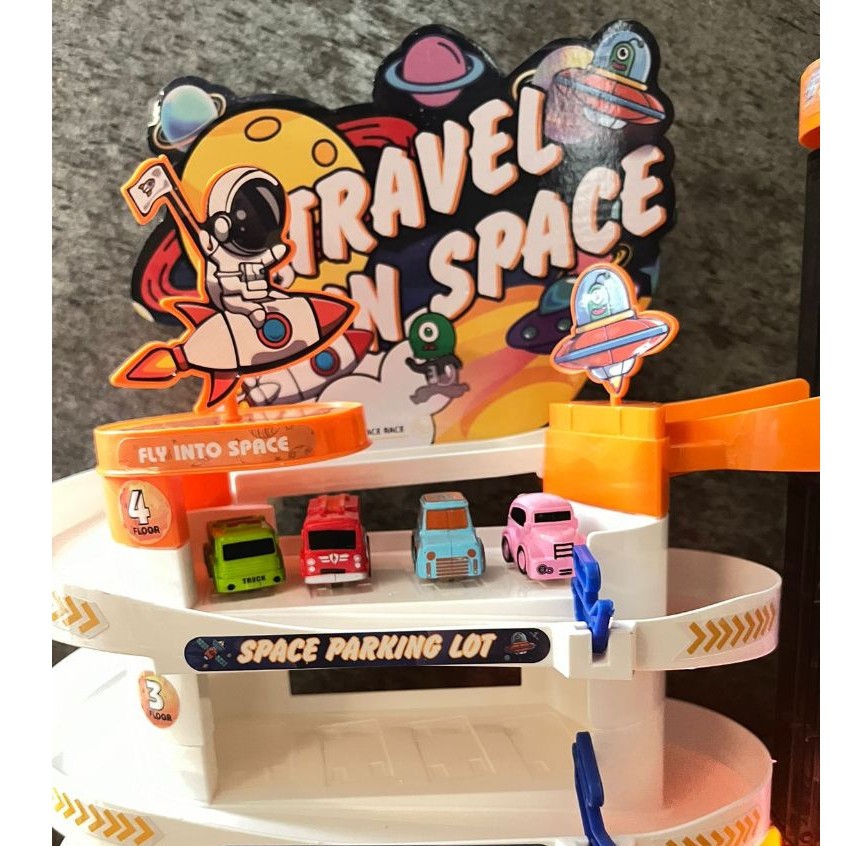 Jual Mainan Car Park Parking Lot Gedung Parkir Mobil Dengan Lift ...