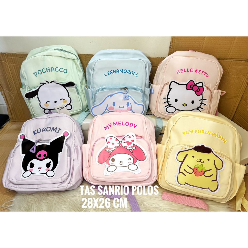 Jual tas sanrio anak/ransel sanrio anak TK/tas sanrio remaja/tas sekolah anak/tas cinnamonroll ...