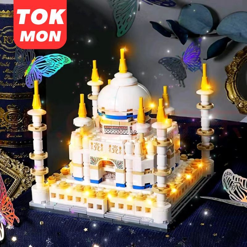Jual Mainan Anak Blok Taj Mahal Mainan 3D balok brick Building Block ...