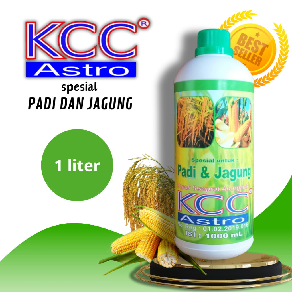 Jual kcc astro padi dan jagung kemasan 1 liter / 500ml / 250 ml | Shopee Indonesia