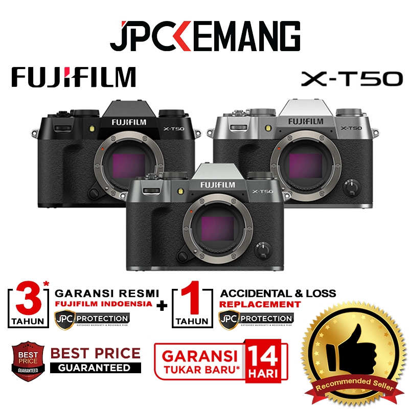 Jual Fujifilm XT50 Body Only Fuji X-T50 XT 50 Mirrorless Camera Garansi ...