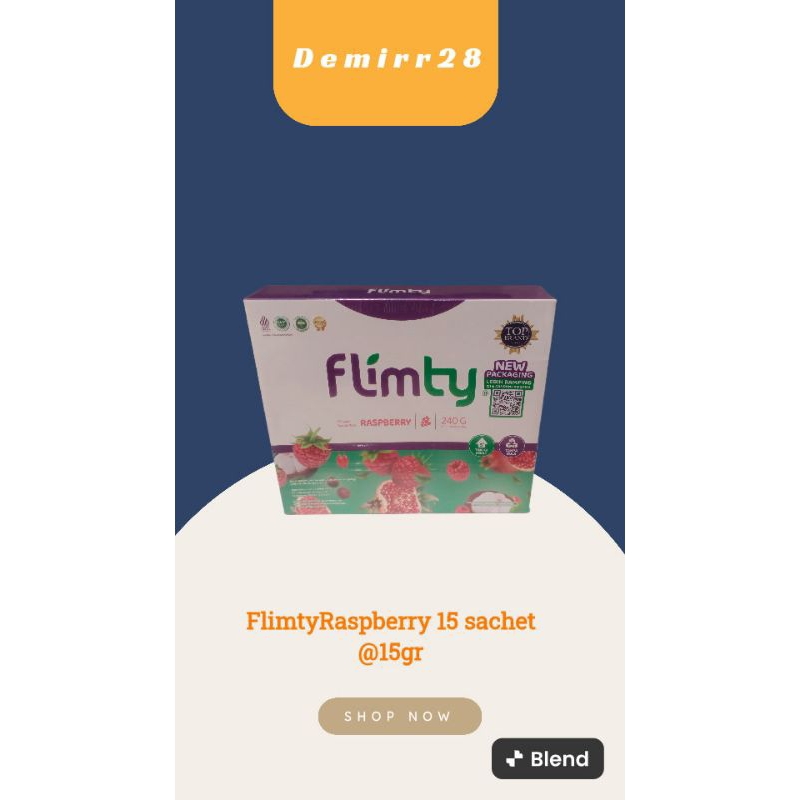 Jual Flimty minuman fiber 16s @15gr | Shopee Indonesia
