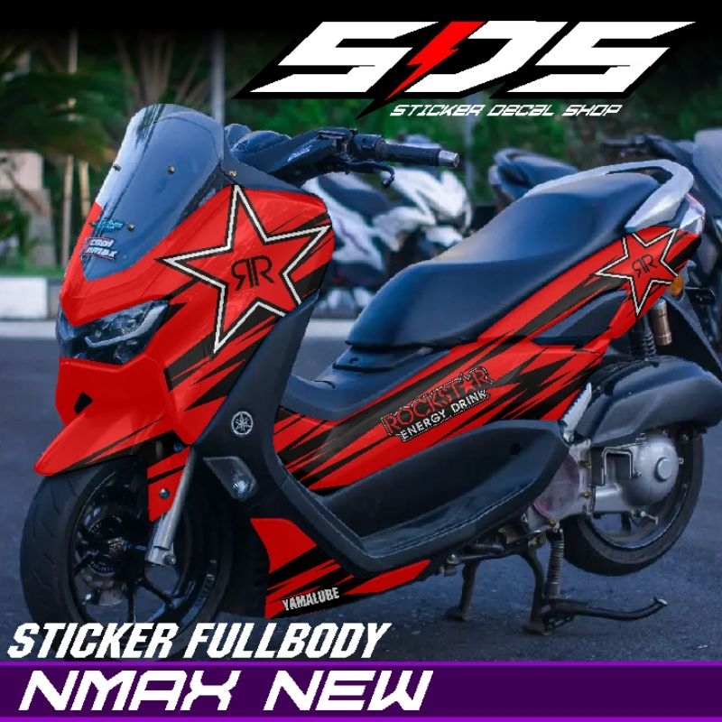 Jual Stiker Decal FULL BODY Yamaha Nmax NEW Decal Stiker Motif Rock ...
