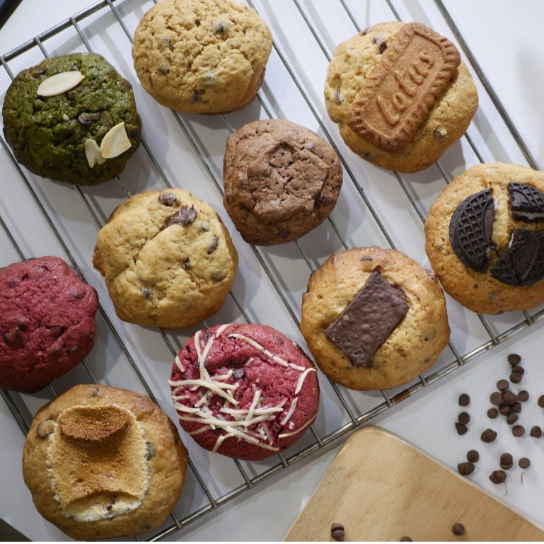 Jual Soft Baked Chewy Cookies Kue Kering Biskuit Hampers Matcha Coklat ...