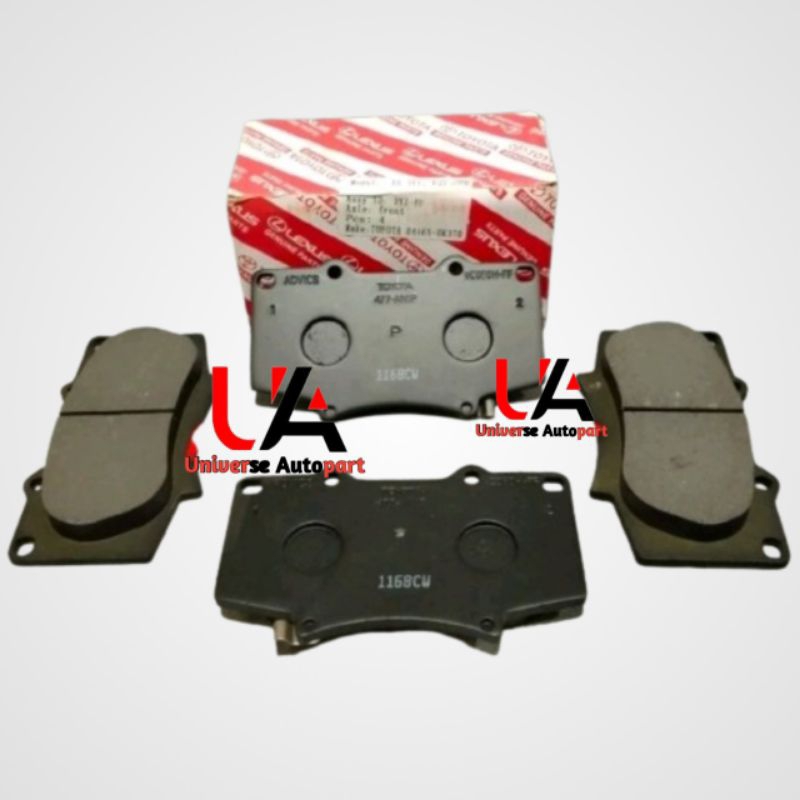 Jual Brake Pad - Kampas Rem Depan Fortuner Vrz / HILUX REVO 04465-0K370 | Shopee Indonesia