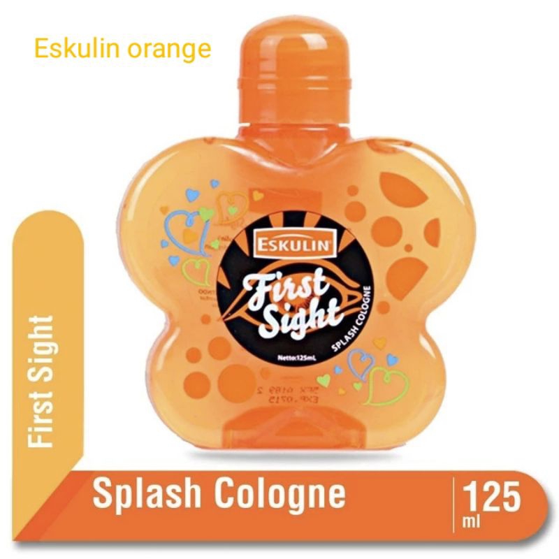 Jual Eskulin Orange Cologne 125mL First sight | Shopee Indonesia
