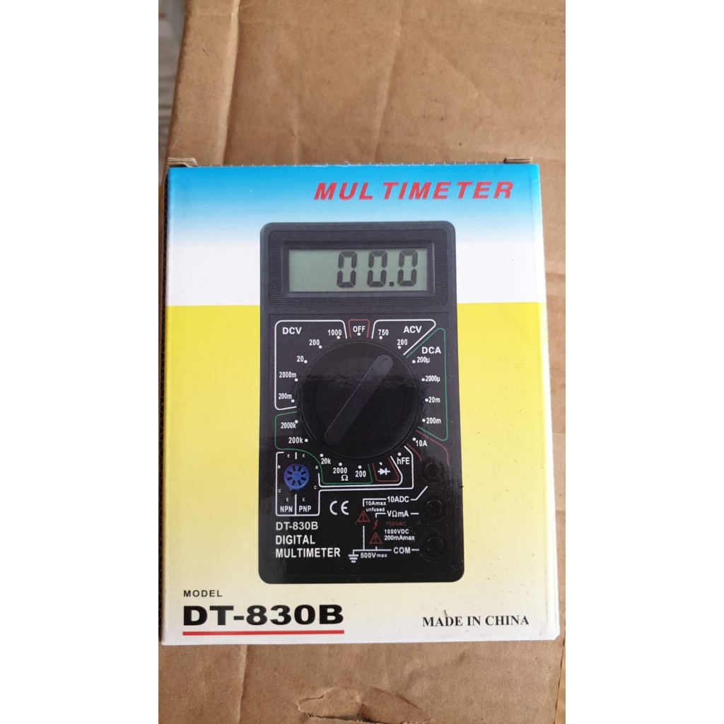 Jual Multitester Digital DT-830D Multimeter Mini Digital Multi Tester ...