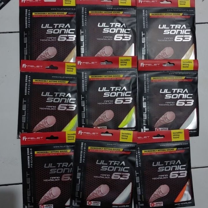 Jual Senar Raket String Badminton Bulutangkis Felet Ultra Sonic 63 ...