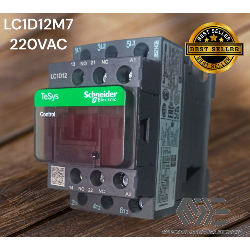 Jual Kontaktor Schneider / Contactor teSys-D LC1D12M7 220VAC | Shopee ...