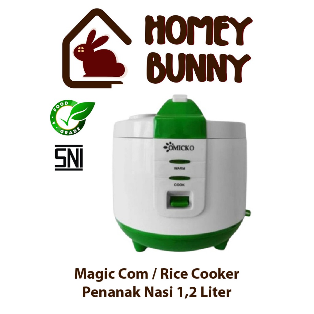 Jual Magic Com / Rice Cooker / Penanak Nasi 1,2 Liter Omicko | Shopee Indonesia