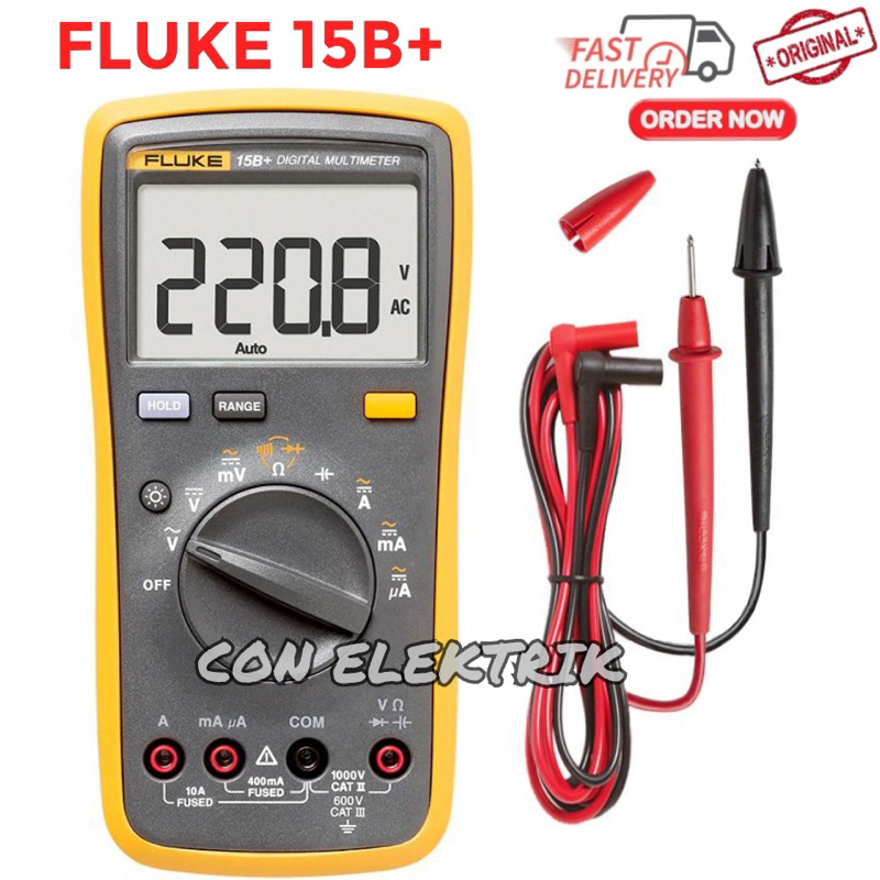 Jual Fluke 15B+ Deluxe Automotive Multimeter | Shopee Indonesia