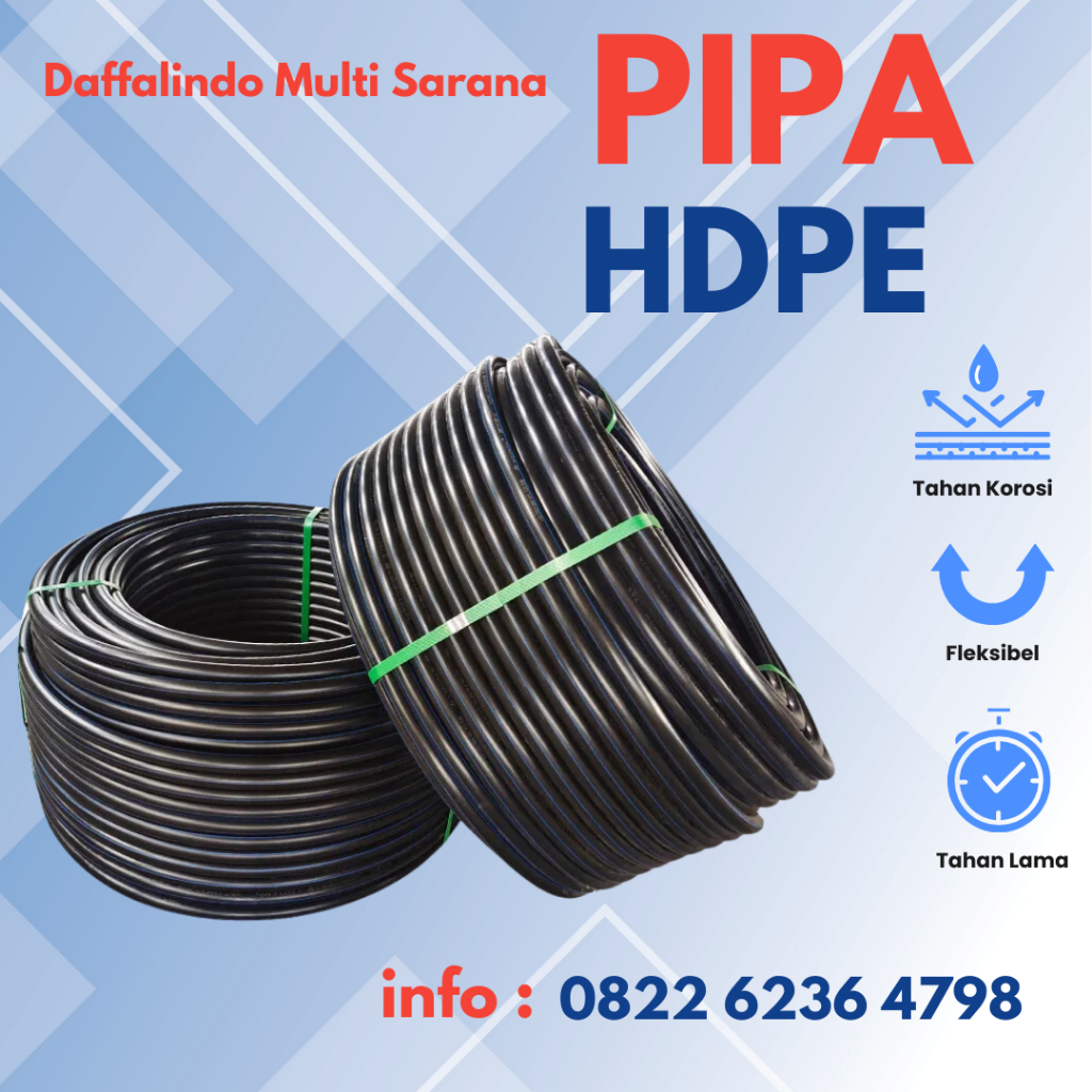 Jual Pipa HDPE 3/4 inch Merk Rucika panjang 100 meter per roll | Pipa ...