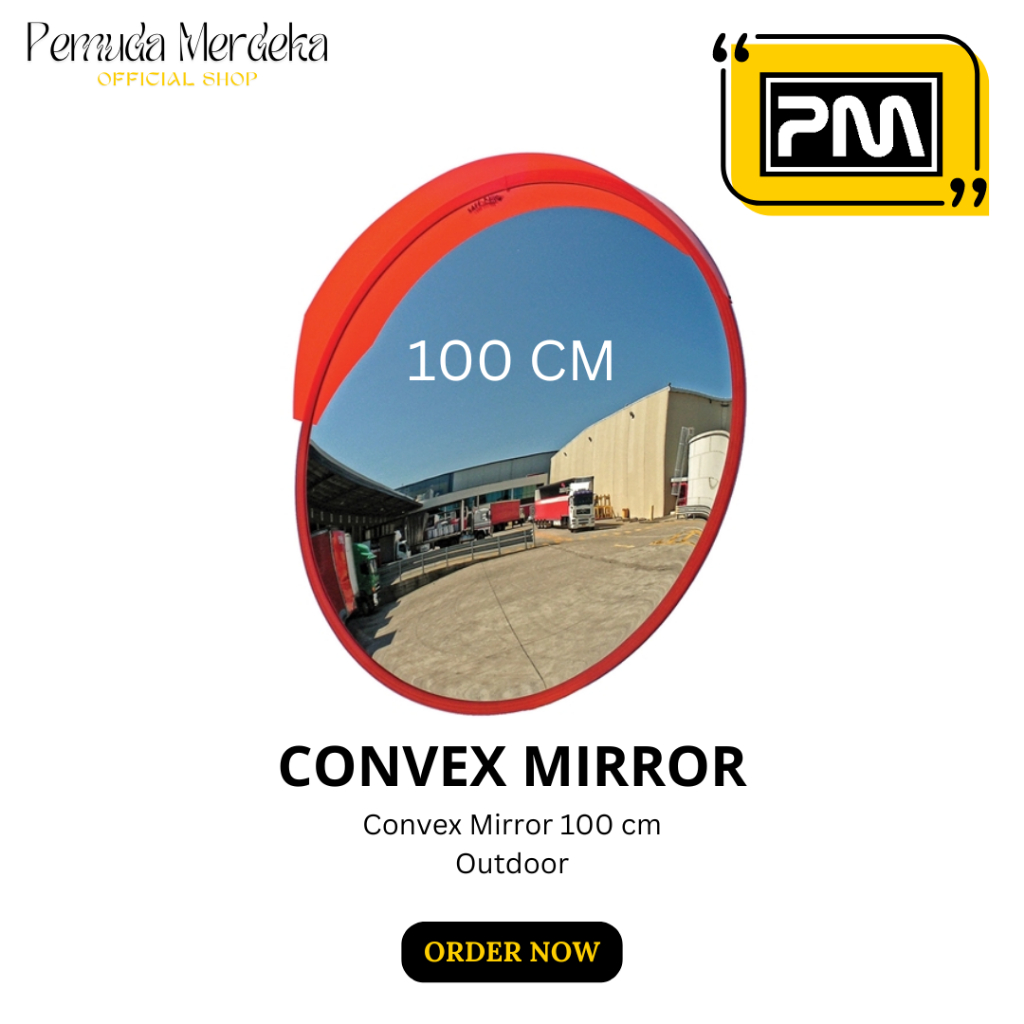 Jual Convex Mirror Outdoor Cermin Cembung Simpang Jalan Ukuran 100 cm ...