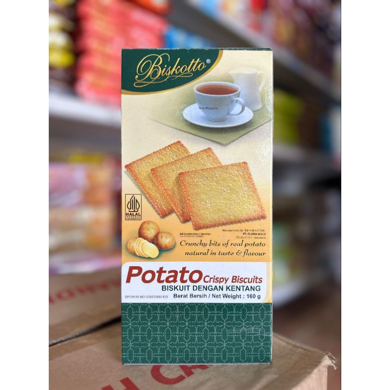 Jual Biskotto Potato Crispy Box ( 160gr ) | Shopee Indonesia