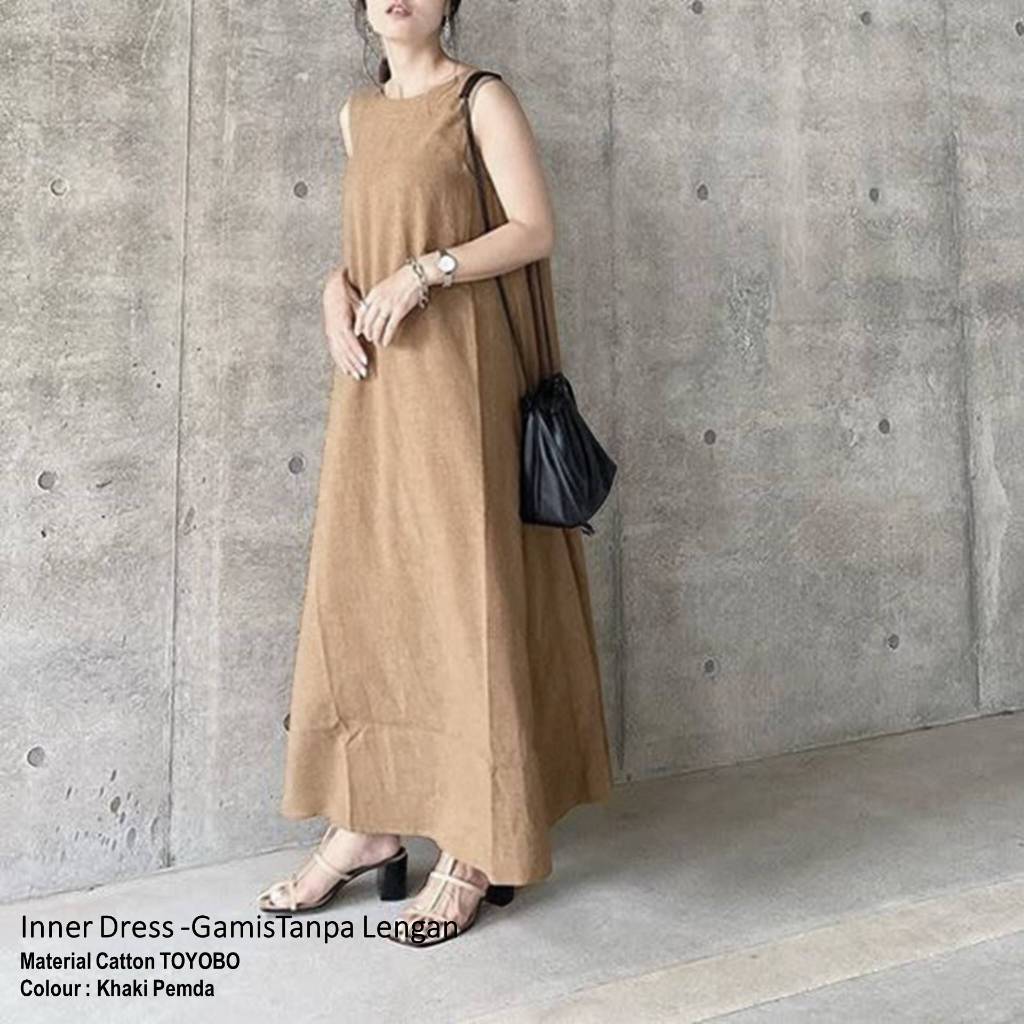 Jual INNER/DRESS/GAMIS TANPA LENGAN/BUMIL/BUSUI S M L XL XXL TOYOBO ...