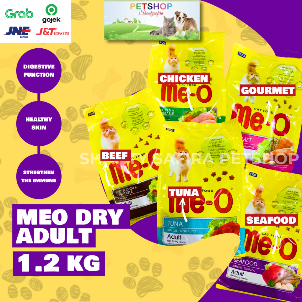 Jual MAKANAN KUCING PREMIUM MEO ADULT 1.1KG/ 1.2KG/ MEO ADULT PERSIAN 1 ...