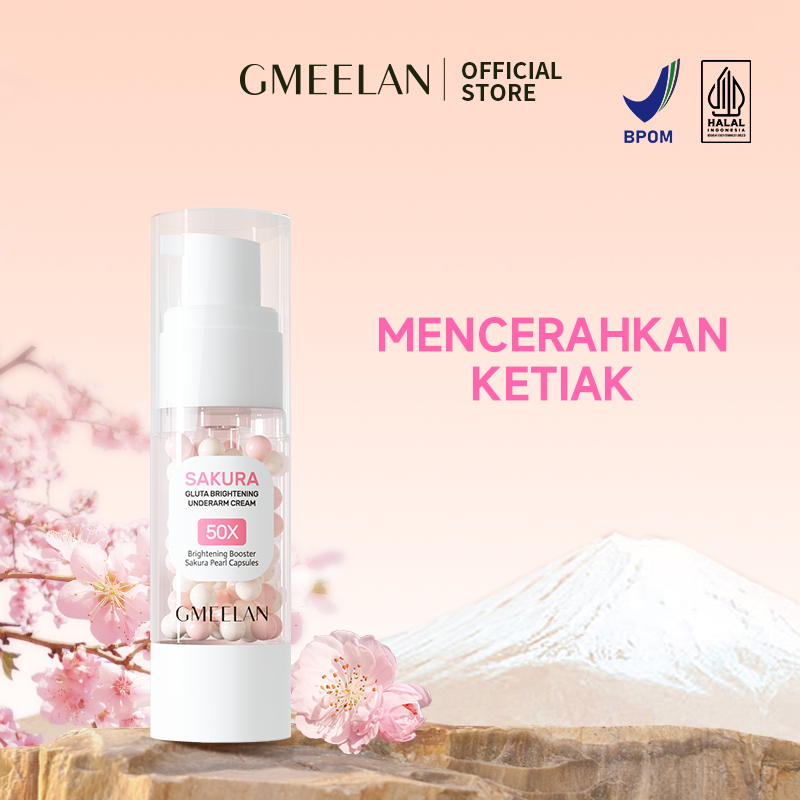 Jual GMEELAN Krim Pemutih Ketiak Sakura 30g Underarm Whitening Cream Smoothing | Shopee Indonesia