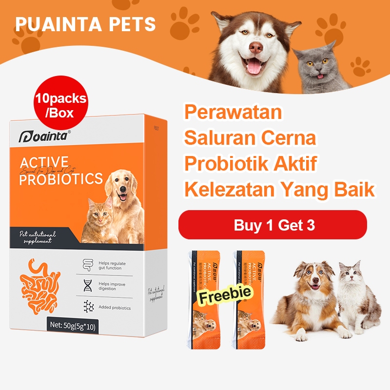 Jual PUAINTA Probiotik Kucing dan Anjing Probiotik Sangat Aktif ...