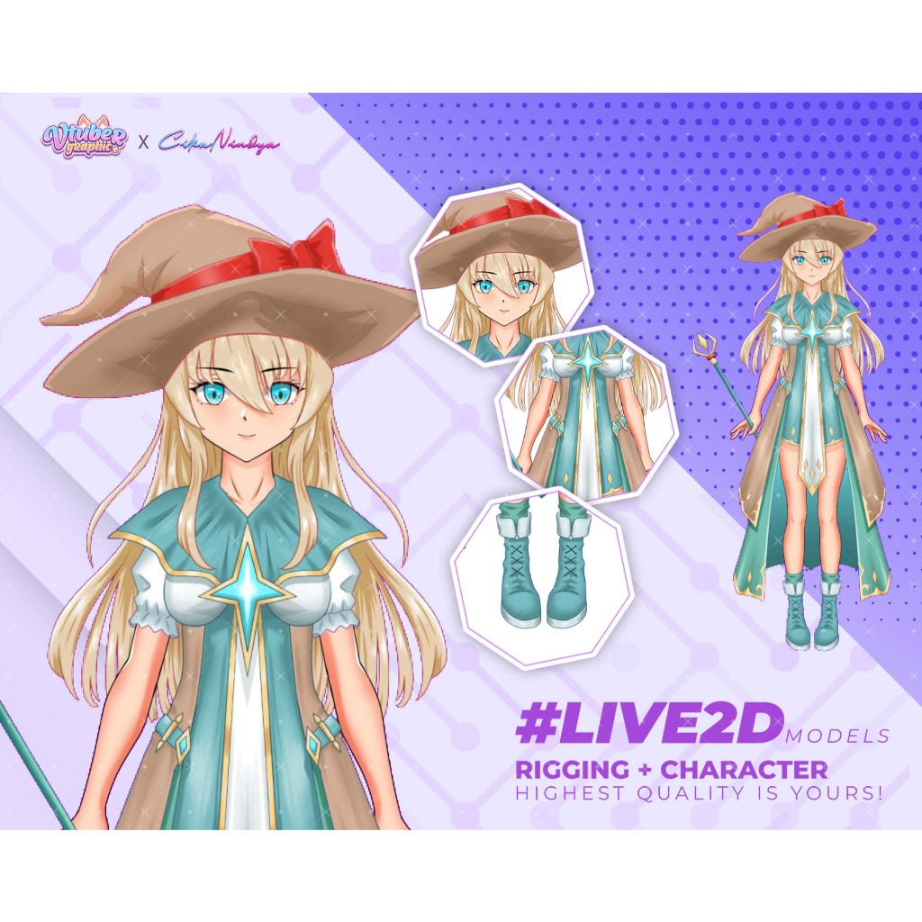 Jual Manfaatkan VTuber Live2D Model untuk Meningkatkan Kualitas Live ...