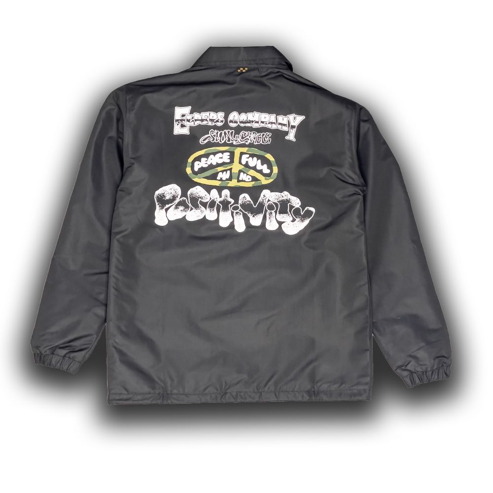 Jual Coach Jacket "Peace" - Black | Shopee Indonesia