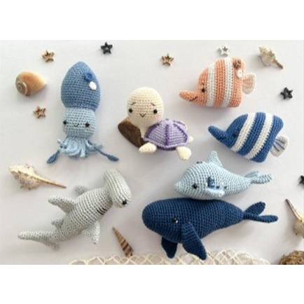 Jual Sea Animals {Pdf File Pattern/ Pola Amigurumi} | Shopee Indonesia
