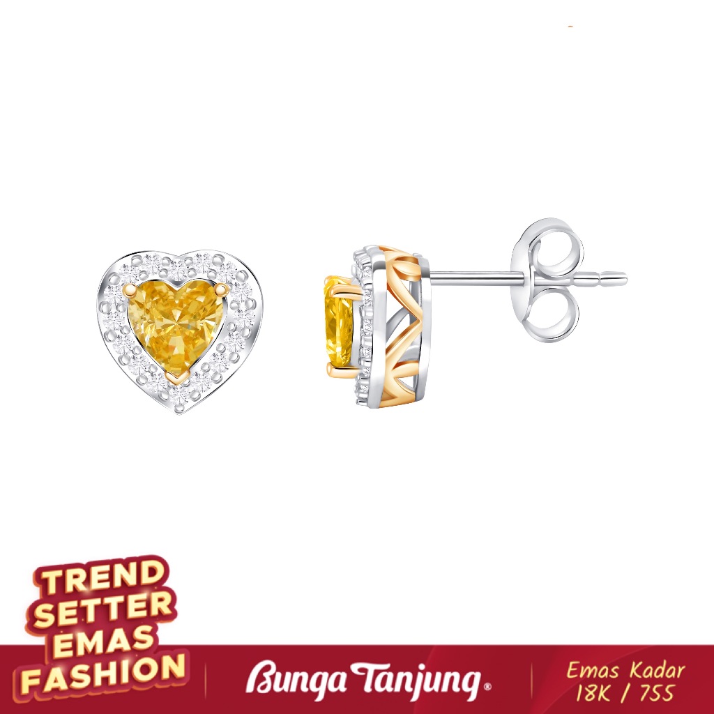 Jual ANTING PRINCESS COLOR - SDW GOLD - EMAS 18K - BUNGA TANJUNG GOLD ...