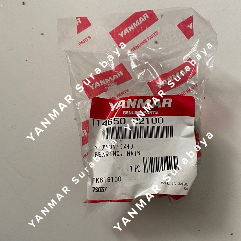 Jual Metal duduk / Main bearing Yanmar L100 L90 114650-02100 Original ...