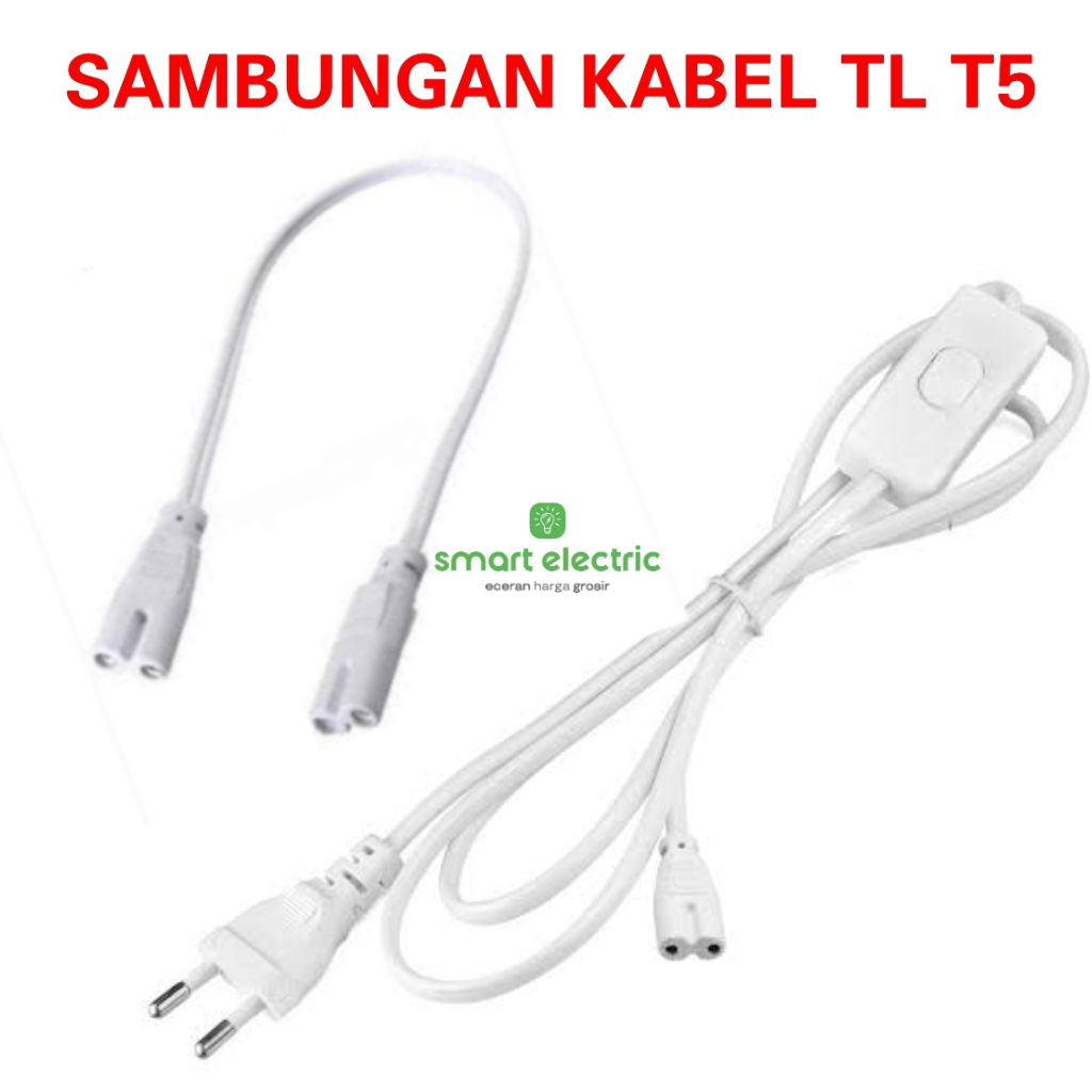 Jual Kabel Sambungan Lampu T5 Soket Konektor Tl Colokan Neon Shopee