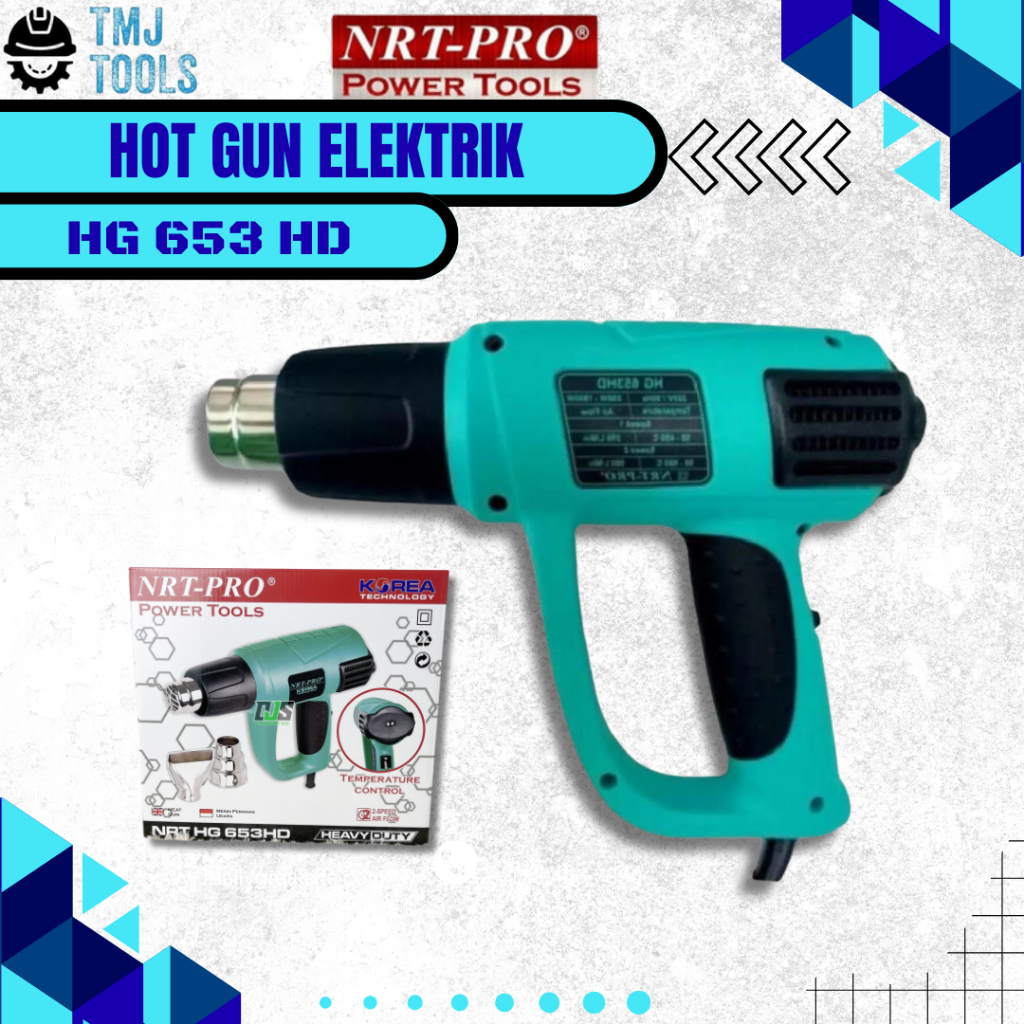 Jual Hot Gun NRT Pro HG653HD Heat Gun HG 653 HD Low Watt Mesin Alat ...
