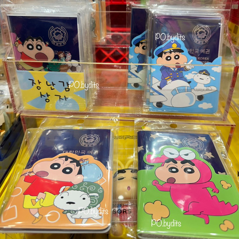 Jual Crayon Shinchan Transparant Passport Case Paspor case cover ...