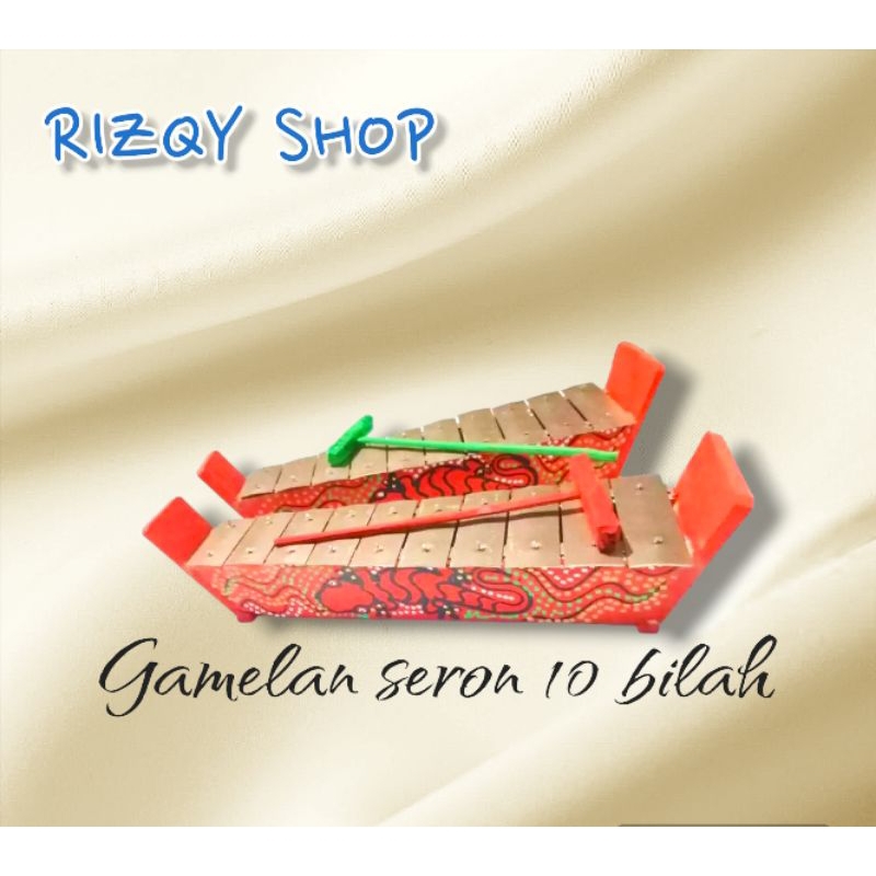 Jual Gamelan Mini Saron Dengan 10 Bilah | Shopee Indonesia