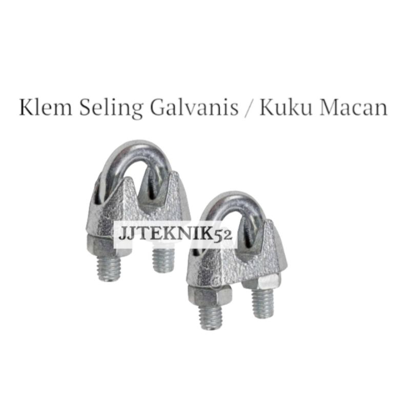 Jual KLEM SELING 6MM / KUKU MACAN 6MM / CLAM SLING 6MM | Shopee Indonesia