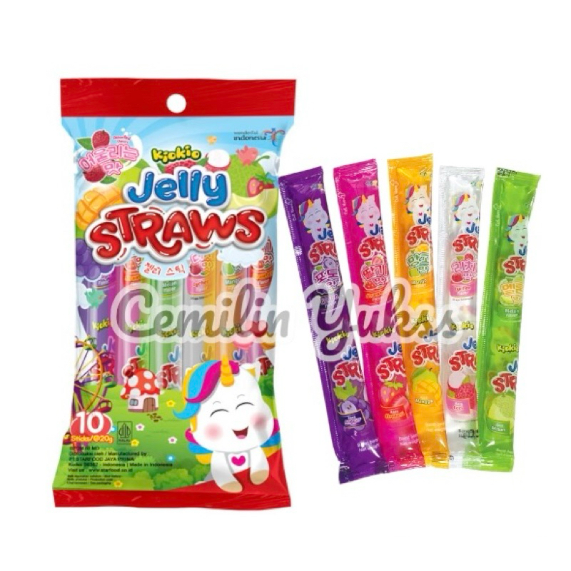 Jual Jelly Straws Mix Bag 200g Jelly Agar Aneka Rasa Buah Leci ...