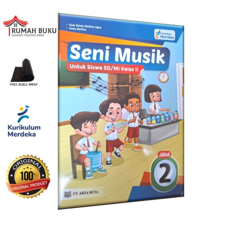 Jual Buku Seni musik aryaduta kelas 2 kurikulum merdeka | Shopee Indonesia