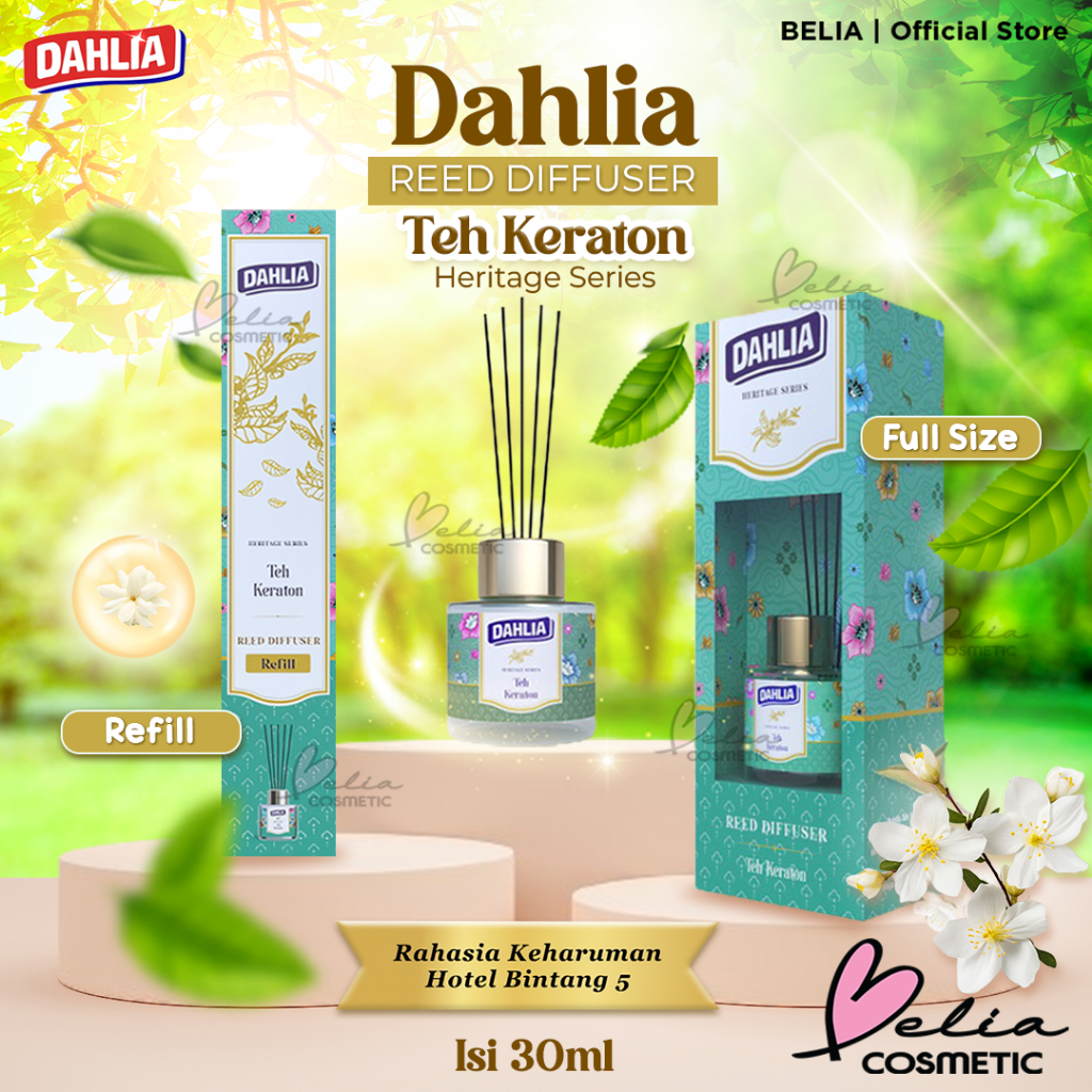 Jual BELIA DAHLIA Reed Diffuser | Teh Keraton Cendana Padmasana ...