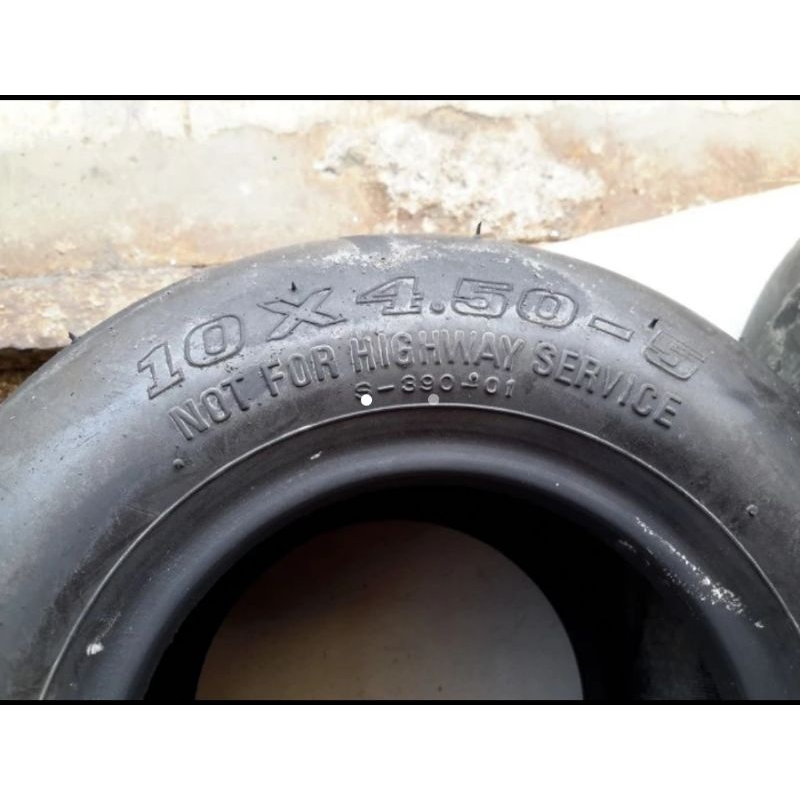 Jual BAN GOKART 10x4.50-5 10 4.50 5 RING5 R5 DEPAN TIPE SLICK TUBELESS ...