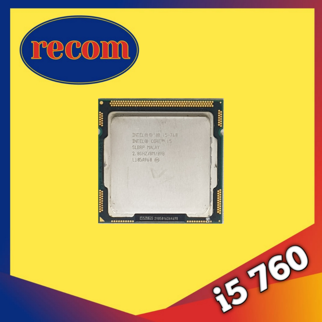 Jual PROCESSOR INTEL CORE i5 760 GARANSI 1 TAHUN / 1 BULAN | Shopee ...