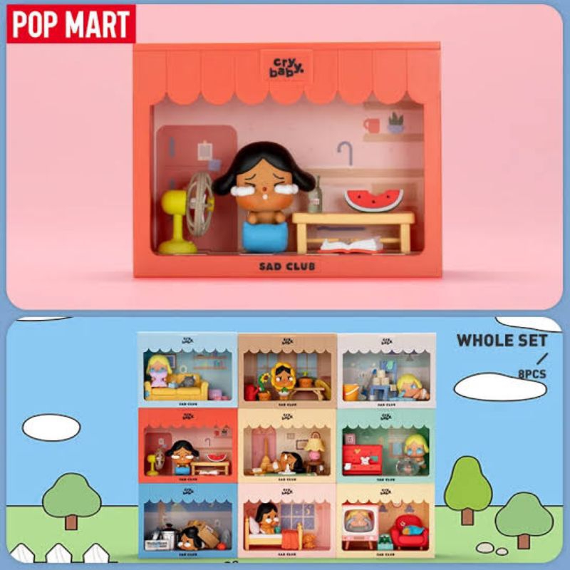 Jual CRYBABY SAD CLUB BLIND BOX ORIGINAL POP MART | Shopee Indonesia