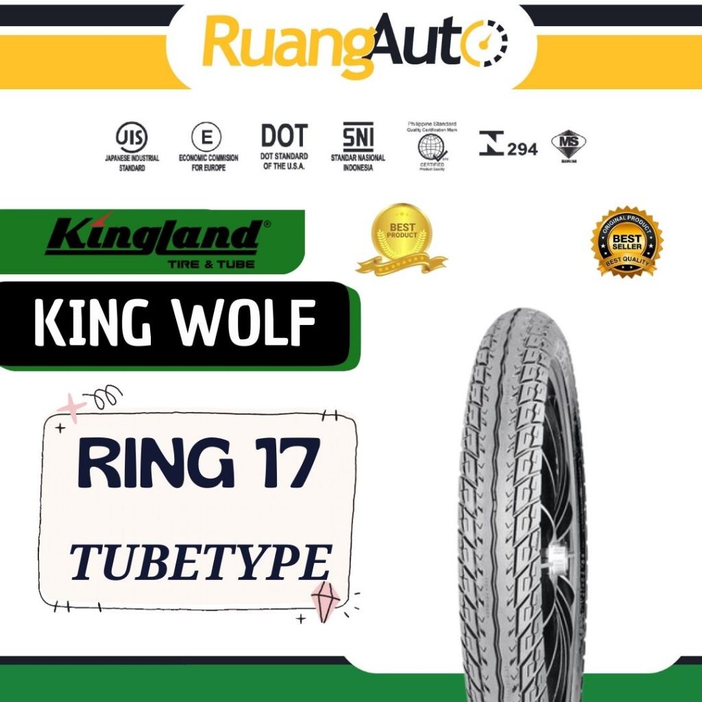 Jual Ban Motor Kingland KING LION 250-17 275-17 - Ring 17 (TUBETYPE) | Shopee Indonesia