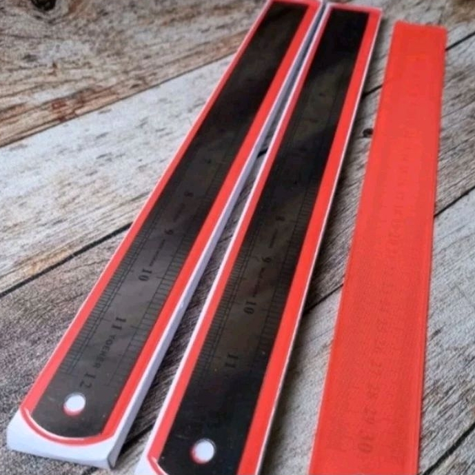 Jual (12pcs)Penggaris Besi 30 Cm/Penggaris/Mistar/Stainless Steel ...