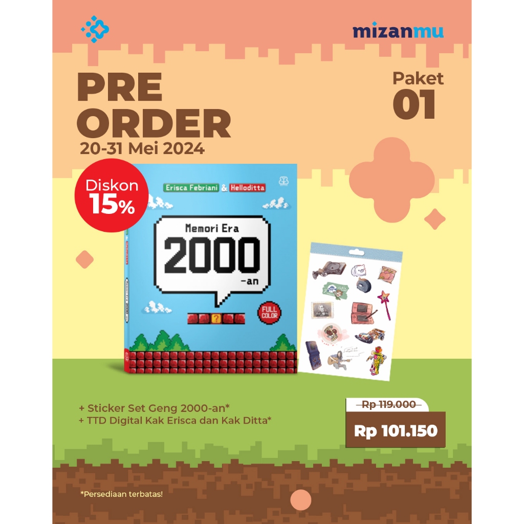 Jual Buku Memori Era 2000-an - Erisca Febriani x Helloditta - Bentang Pustaka | Shopee Indonesia