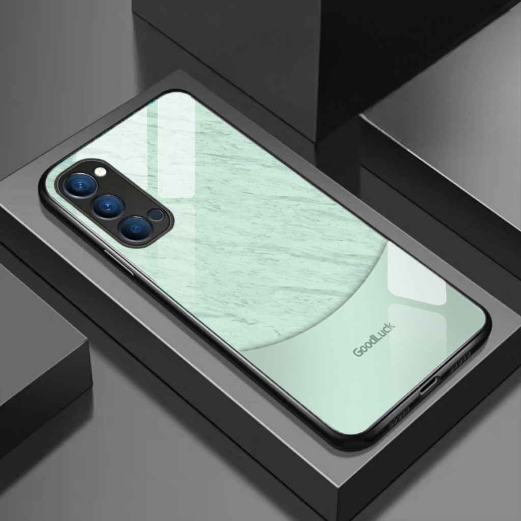 Jual Case Oppo Reno 4 Good Luck Casing Silicon Tempered Glass | Shopee ...