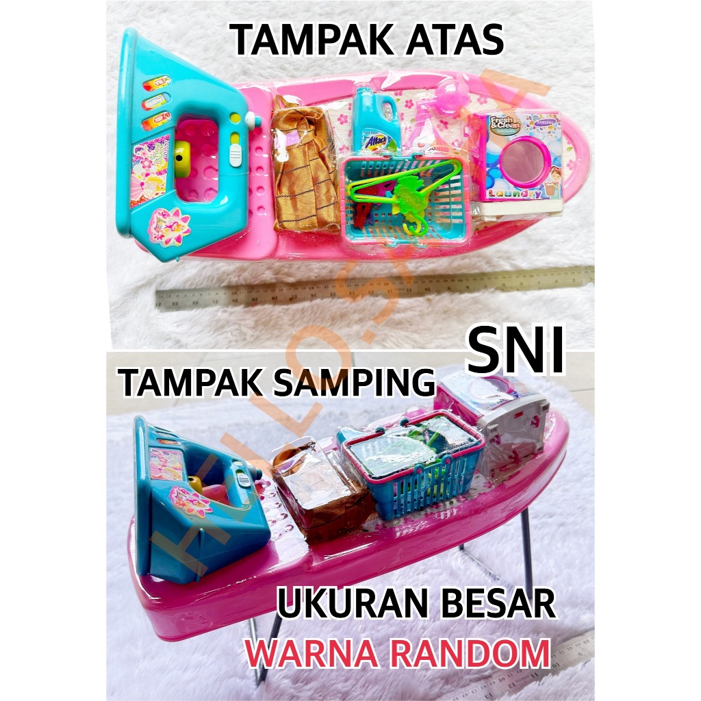 Jual MAINAN PINTAR SETERIKA SETRIKA IRON SET DENGAN MEJA GOSOK ALAT ...