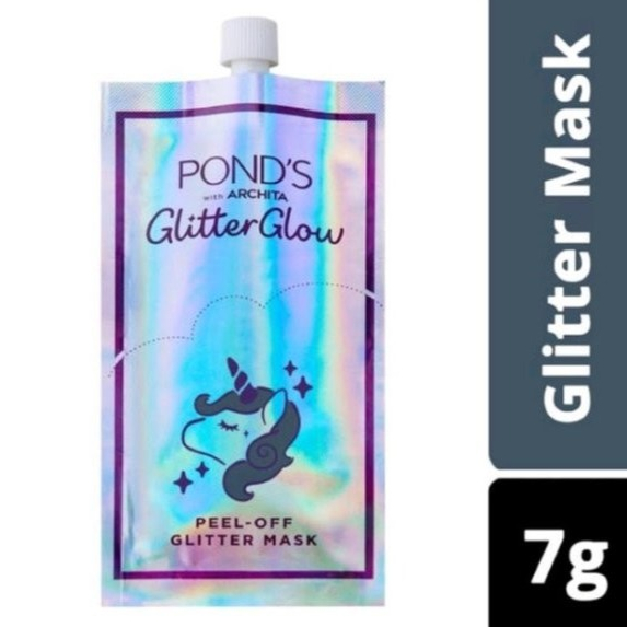 Jual Ponds Peel Off Glitter Glow Mask // Peel Off Glitter Glow Mask ...