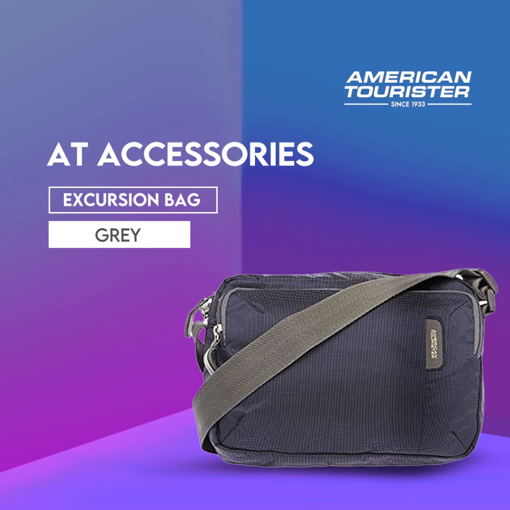 Jual American Tourister Travel Accessories Excursion Bag - Grey ...